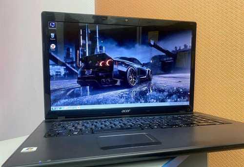 17.3" Acer Aspire 7250, 320 ГБ, E-300, RAM 4 ГБ, Radeon HD 6310