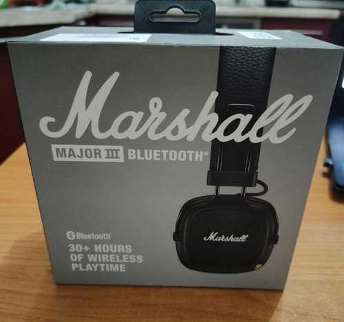 Коробка от беспроводных наушников Marshall major 3