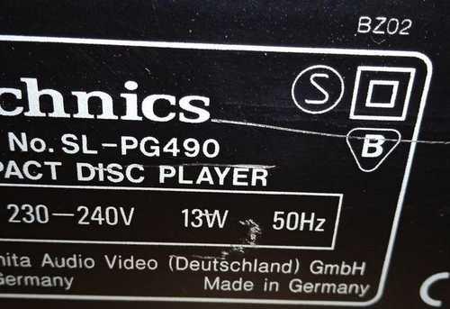 CD проигрыватель technics SL-PG490