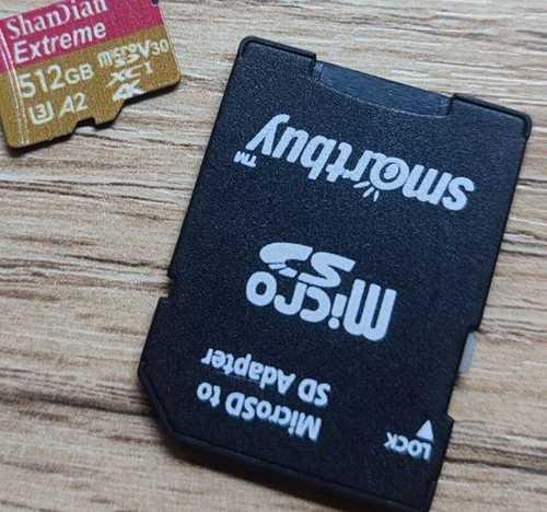 Карты памяти microsd 512