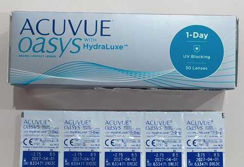 Линзы acuvue oasys 1 day