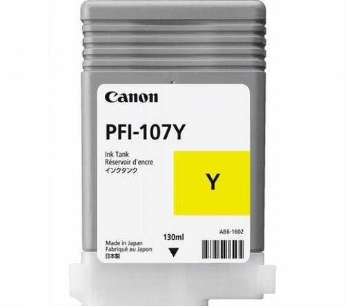 Струйный картридж Canon PFI 107 Yellow (130 108963