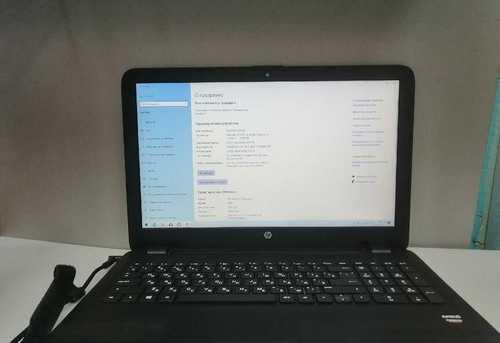 Б/У Ноутбук HP 15-ba523ur a8-7410, 6Gb, SSD 128Gb