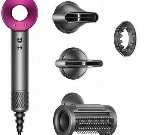 Фен Dyson Supersonic HD15 HK, Nickel/Fuchsia