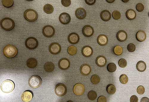 Юбилейные монеты 10,5,2,25 наминалом