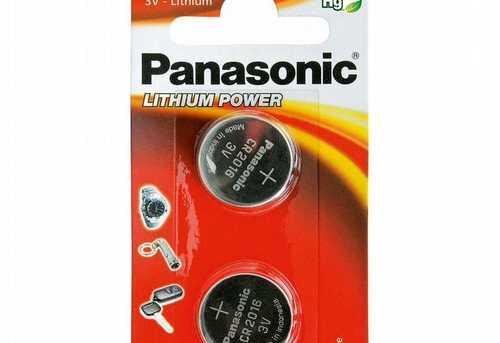 Батарейки Panasonic CR-2016EL/2B дисковые литиевые