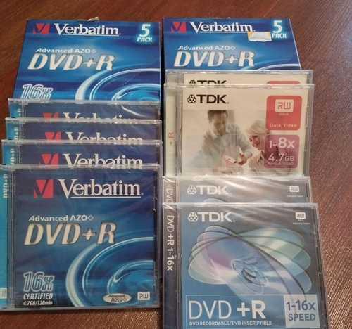 DVD диски чистые