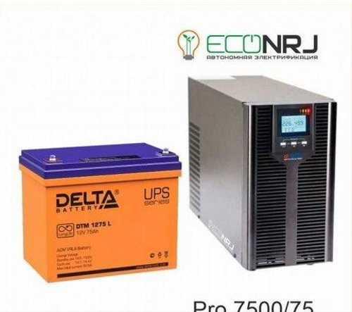 Ибп Энергия Pro OnLine 7500 + Delta DTM 1275 L