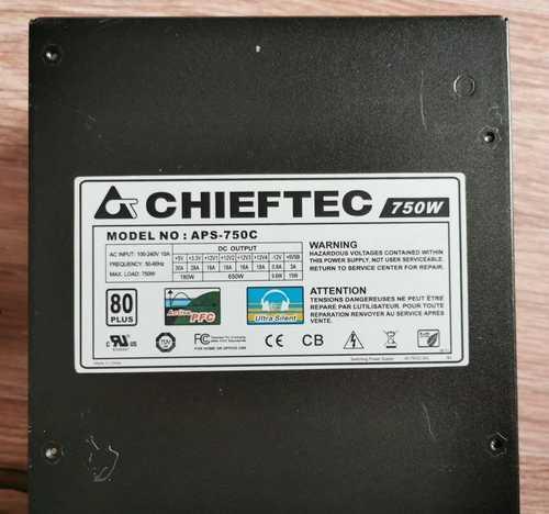 Блок питания для пк Chieftec 750W