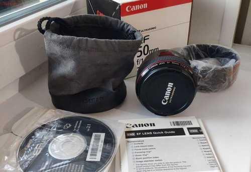 Объектив Canon EF 50mm 1.2 L