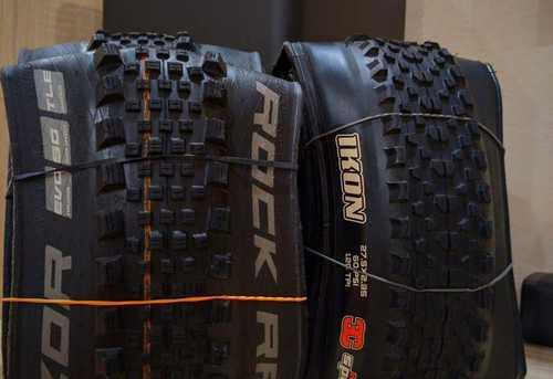 Покрышка Maxxis ikon и Schwalbe rock razor