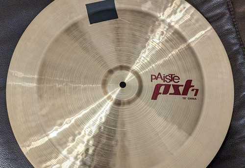 Paiste PST7 China 18 с трещиной