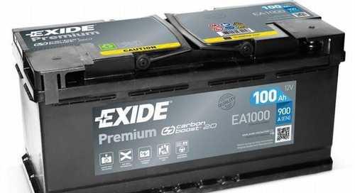 Аккумулятор Exide Premium 100R EA1000 обр. пол. 10