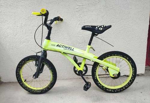 Велосипед Actiwell KID-ST16SP желтый