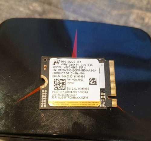 Продам ssd 512gb 2230 nvme steam deck