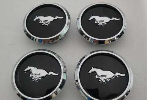 4шт колпаки Ford Mustang для дисков, черные