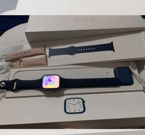 Apple Watch 7 41mm синий