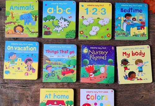 Новые картонные книги на английском для детей