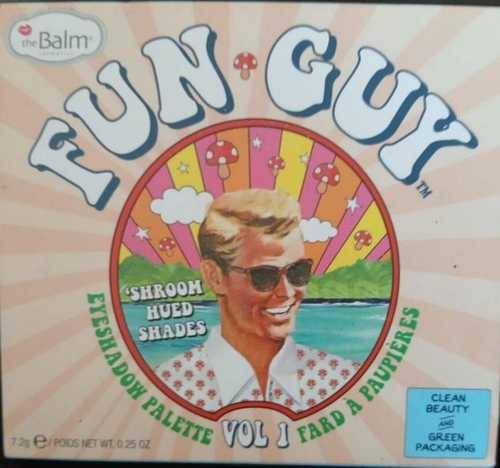 Палетка теней The Balm Fun Guy,сухие блески