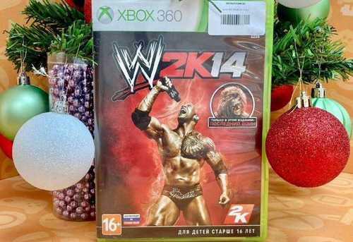 Xbox 360 WWE 2K14 (английская версия) б/у