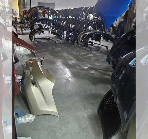 Крыло Hyundai Solaris 2017 API правое Синий N4B