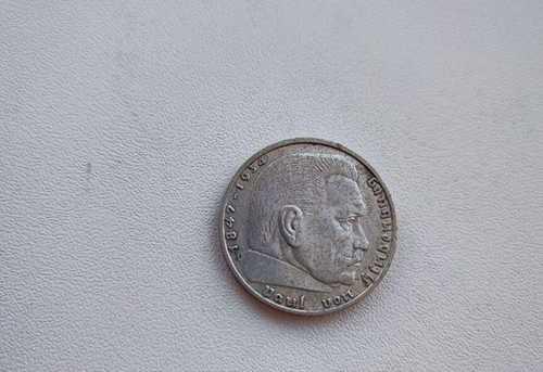 2 марки 1937 года серебро