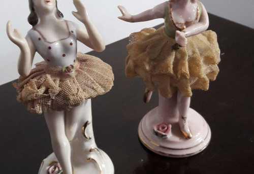 Старинные статуэтки балерин Япония Винтаж