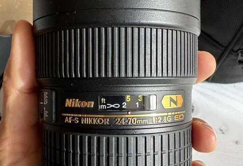 Обьекив Nikon AF-S Nikkor 24-70 mm f/2.8G ED