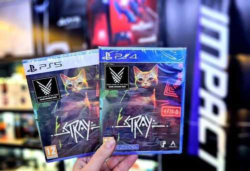 Новый диск ps4 ps5 Stray, русская версия