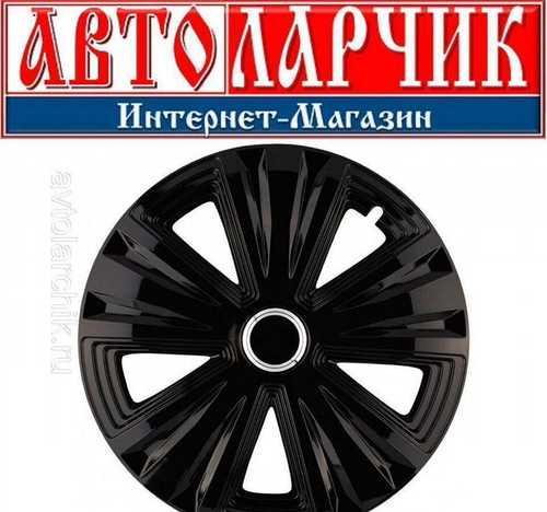 Колпаки колёсные R14 Glory Black Ring 4 шт