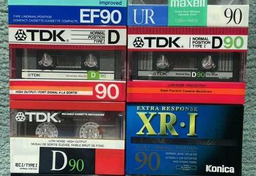 Аудиокассеты новые Sony, Basf, Tdk, Fuji и тд