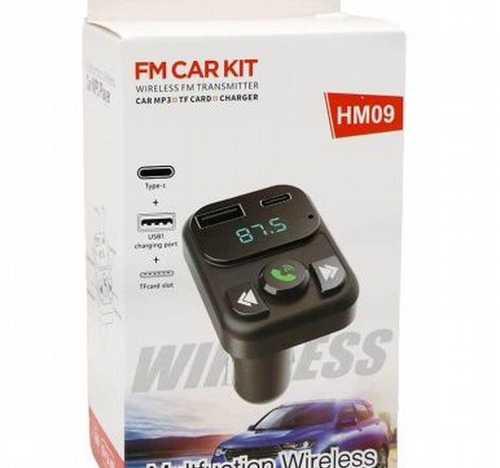 Fm модулятор Трансмиттер Bluetooth HM09