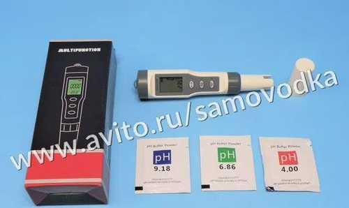 PH-метр 3в1 PH+ температура+ жесткость (TDS)