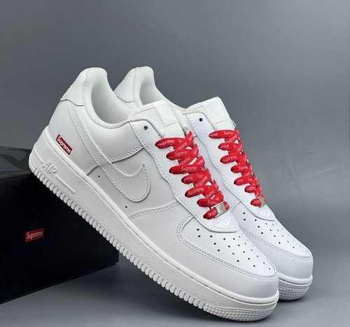 Nike Эйр Форс 1 White Supreme