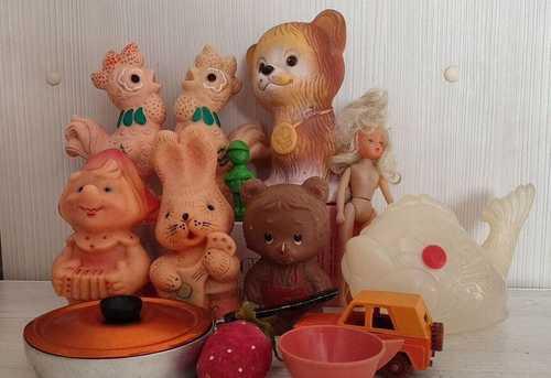 Игрушки и куклы СССР резиновые пластик ватные