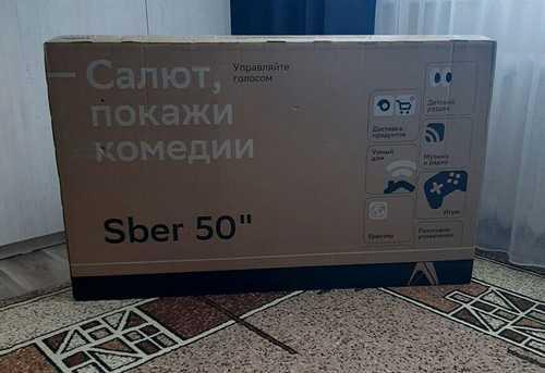 Телевизор Sber SDX - 50U4126, 50"(127 cм), UHD 4K