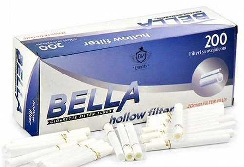 Сигаретные гильзы bella – 20мм filter plus hollow