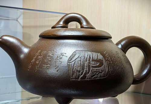 Глиняный чайник "Древо жизни", 900 мл