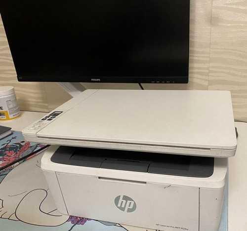 Лезрный принтер HP LaserJet Pro MFP M28w