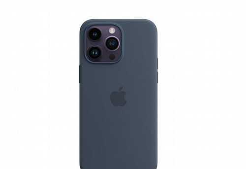 Чехол MagSafe iPhone 14Pro/Pro Max Silicone Blue