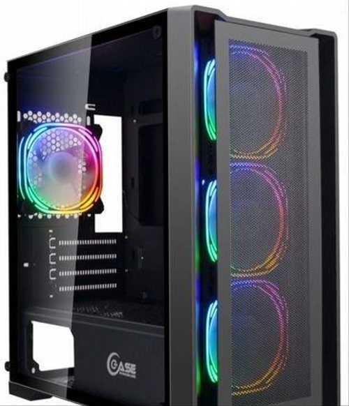 Корпус Powercase Alisio Micro X4B mATX 2 шт