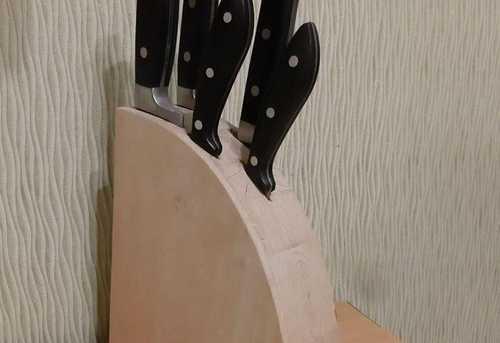 Набор ножей 5 штук в деревянной подставке