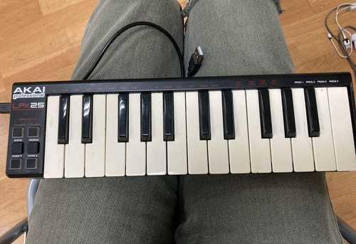 Midi клавиатура akai lpk25