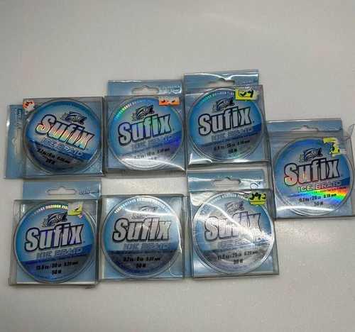 Плетеный шнур sufix ice braid, багор Rapala