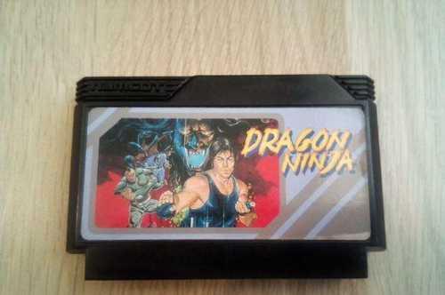 Картридж Famicom оригинальный; Dragon Ninja