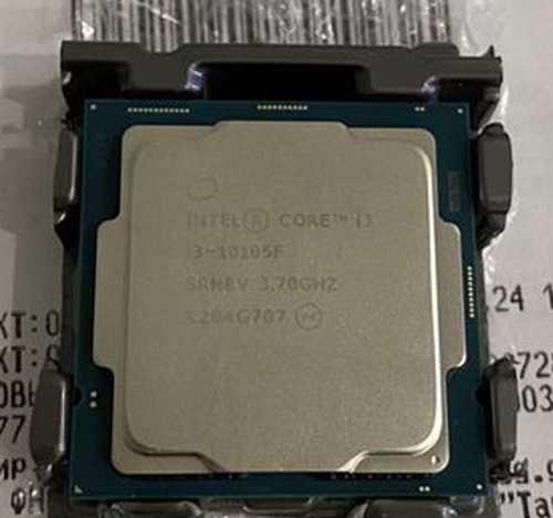 Процессор Intel Core i3-10105F, новый на гарантии
