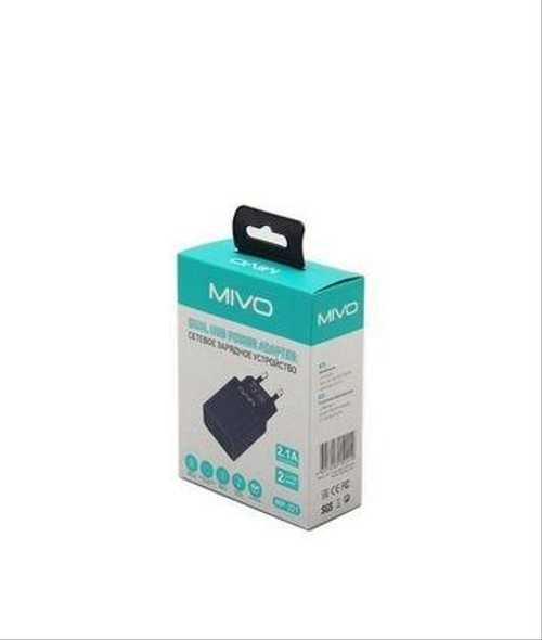 Сетевое зарядное устройство mivo MP-221/ 2 USB