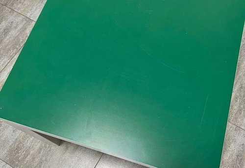 Lack Стол журнальный белый/ зеленый 55x55 см IKEA