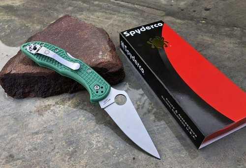 Нож Spyderco Delica зелёный