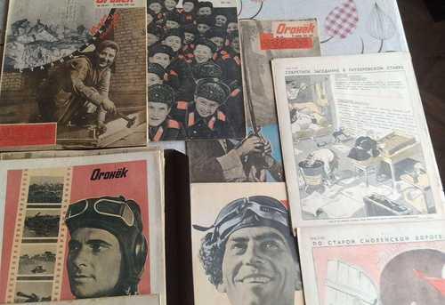 Газеты Огонёк за 1943год
